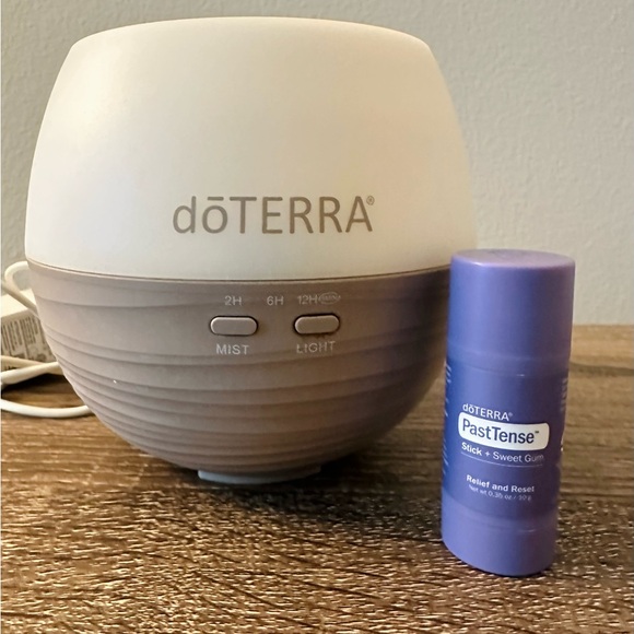 Doterra | Other | Doterra White And Tan Diffuser With New Pasttense ...